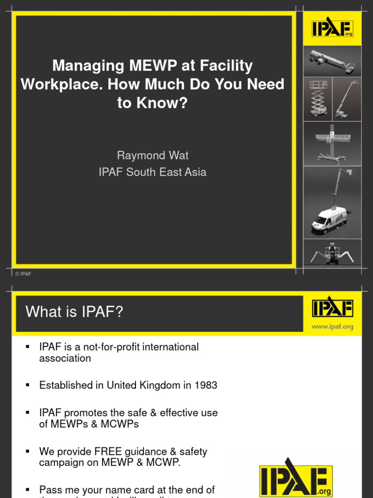 3 Mewp | PDF | Safety