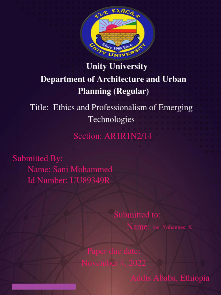 emerging individual assignment | PDF | Privacy | Artificial Intelligence