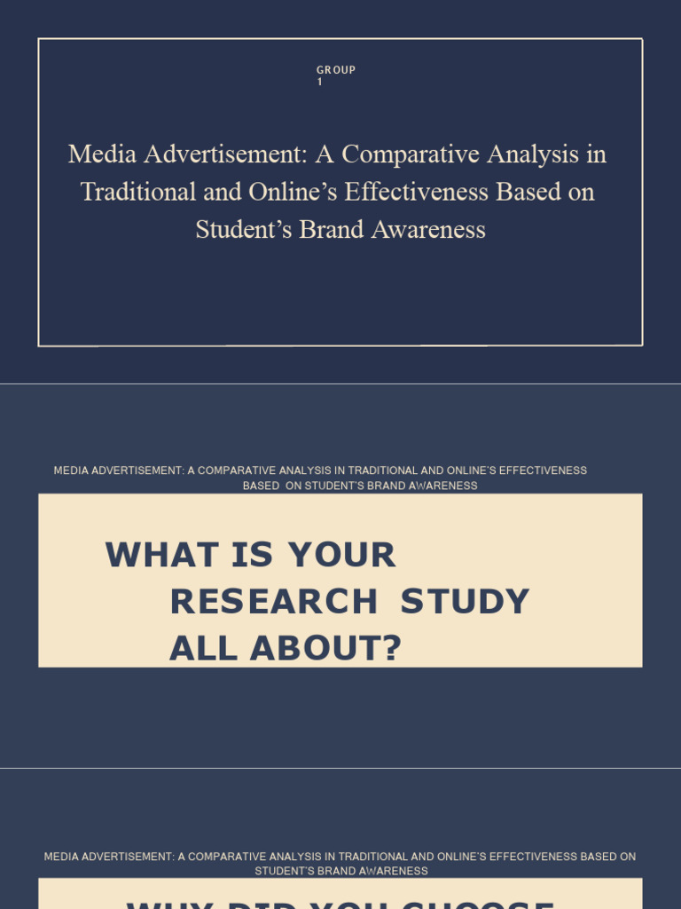 Research Title Defense | PDF | Brand | Marketing