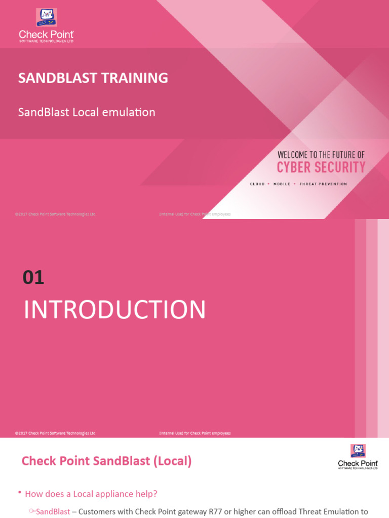Day2-01-CCSBA-SandBlast Local Emulation-V7.3-169 | PDF | Malware | Adobe Flash