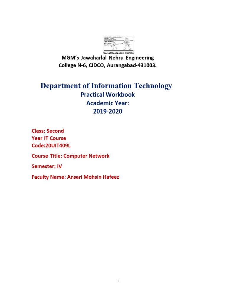 Computer Network Lab | PDF | Network Switch | Computer Network