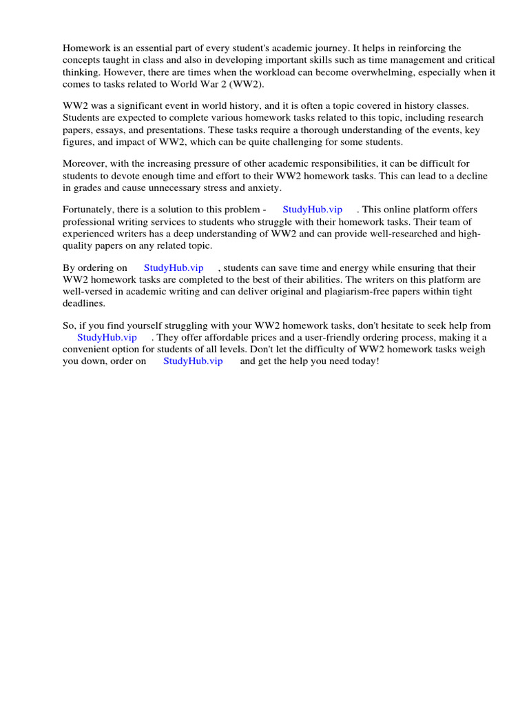 Ww2 Homework Tasks | PDF | World War II | Operation Overlord