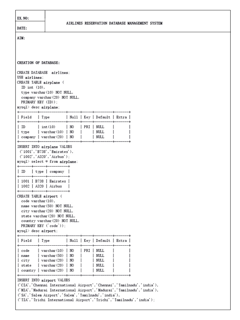 Dbms Record | PDF | Databases | Computer Data