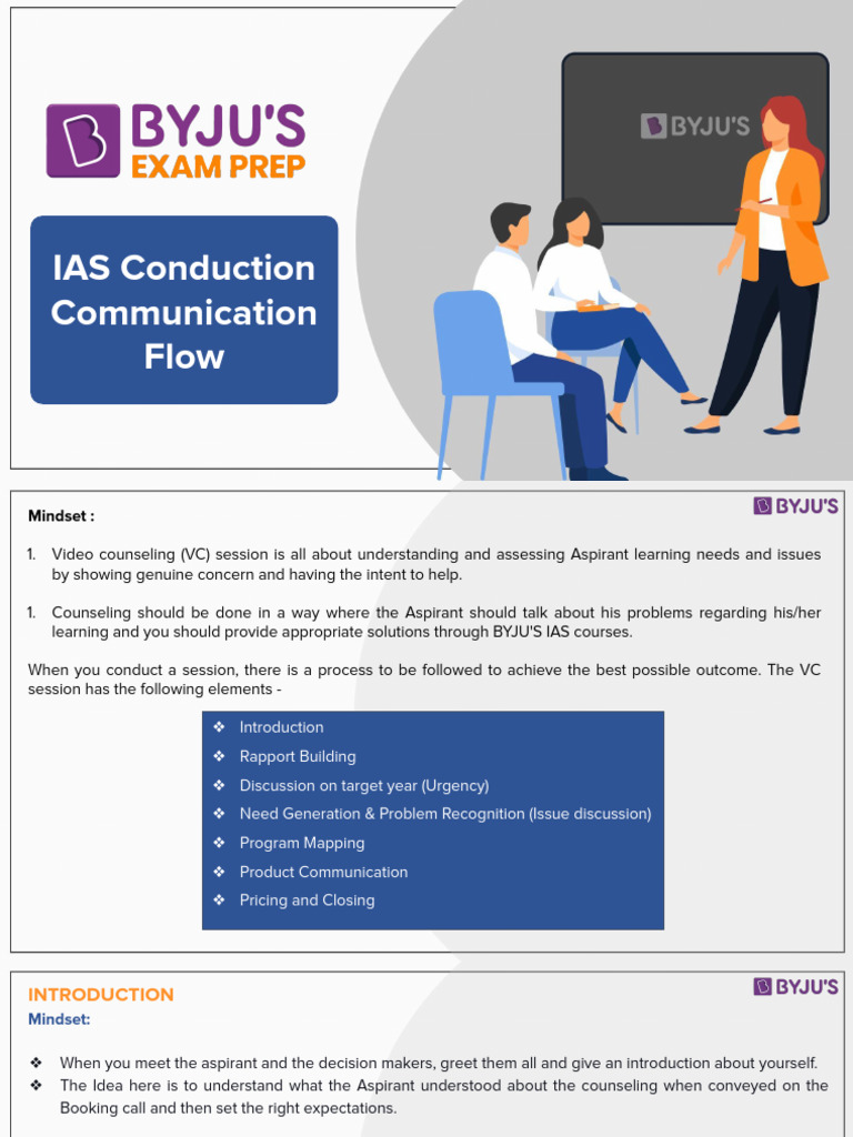 IAS Conduction Communication Flow | PDF | Communication | Decision Making