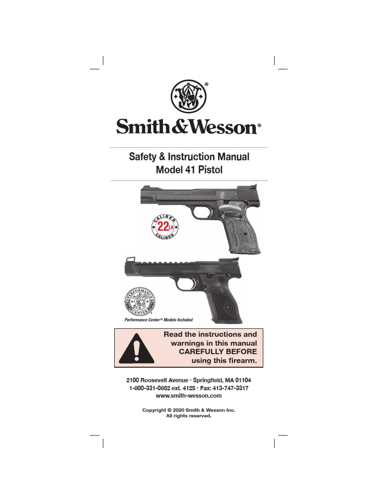S&W Mod 41 | PDF