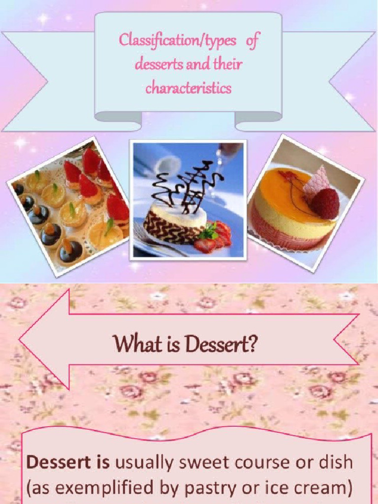 Types of Dessert | PDF