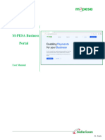 MPESA Payments Portal User Guide | PDF | Password | User (Computing)