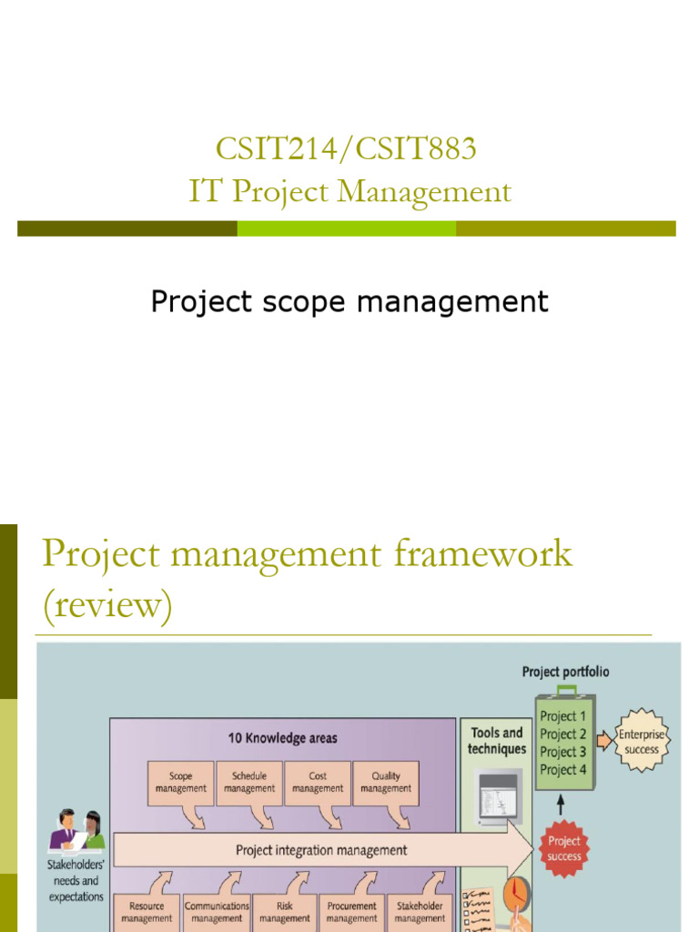 4.project Scope Management | PDF | Business | Systems Engineering