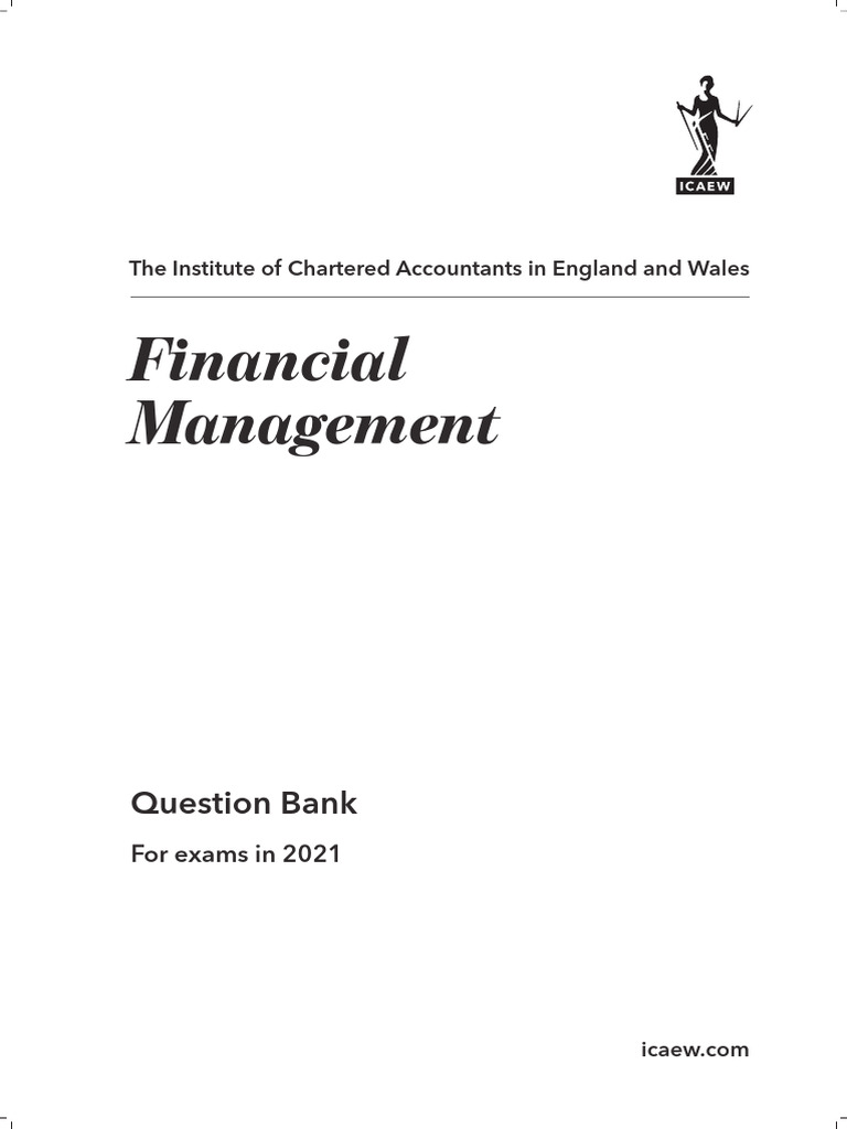 Financial Management Question Bank 2021 (1) | PDF | Taxes | Net Present ...