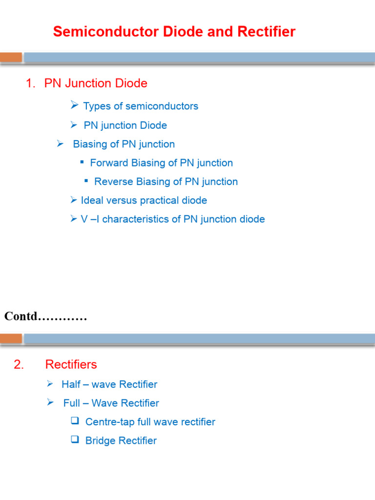 File 1655182648 0000753 EEE112UnitIV | PDF | P–N Junction | Rectifier