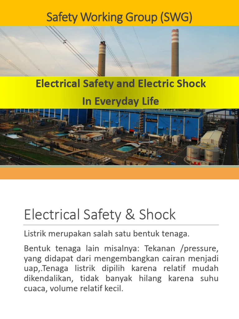Electrical Safety & Electric Shock | PDF | Sains & Matematika