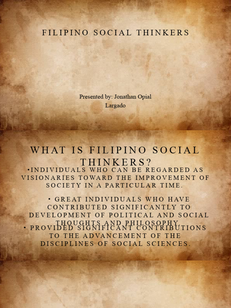 FiliPino Social Thinkers 20240404 163159 0000 | PDF | Liberal Arts ...
