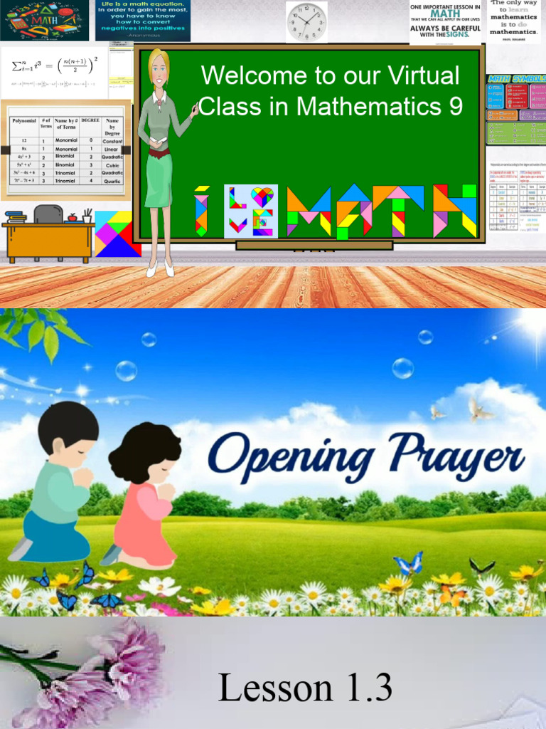 Math 9 Unit 1 Lesson 5 Power Point. | Download Free PDF | Quadratic ...