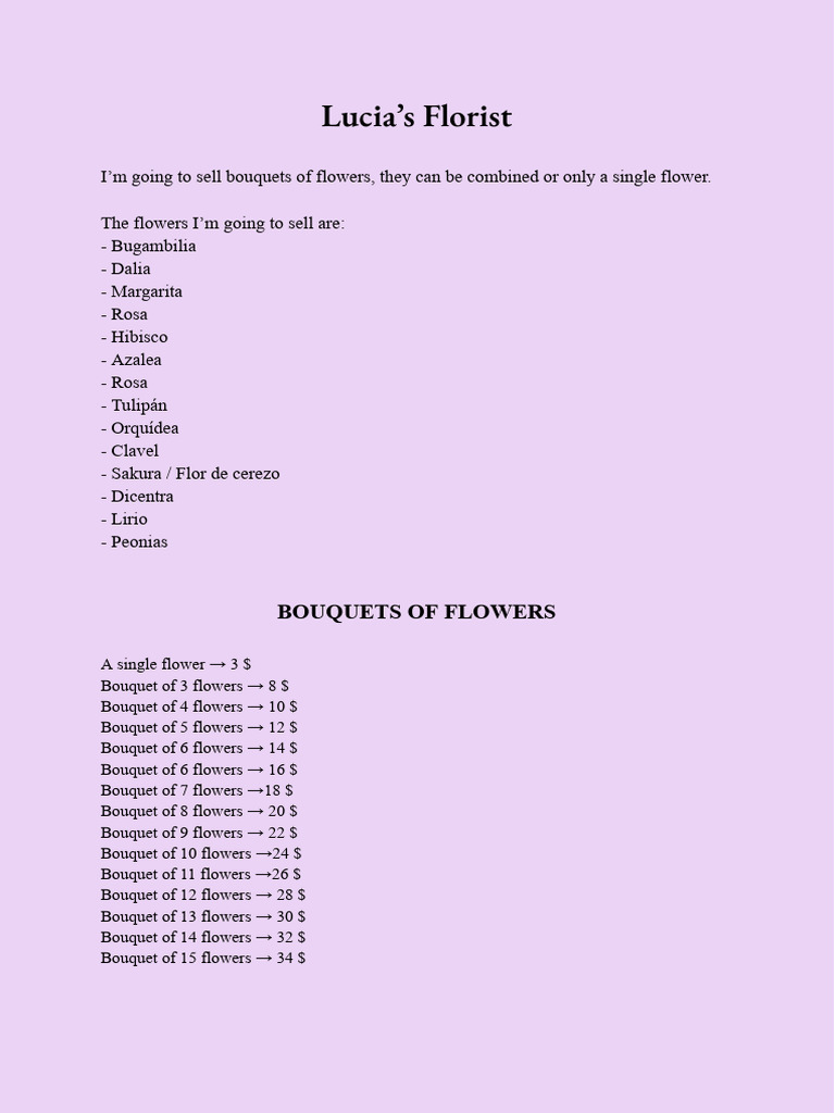 My Own Shop | PDF