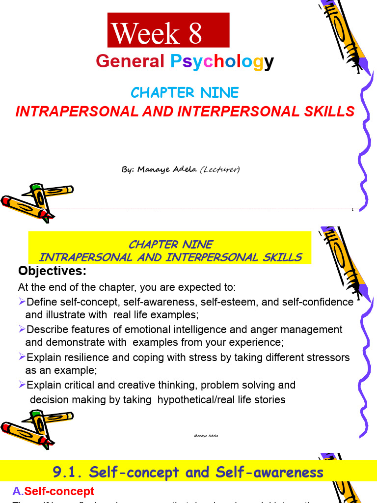 Chapter 9 Intrapersonal and Interpersonal Skills | PDF | Psychological Resilience | Thought