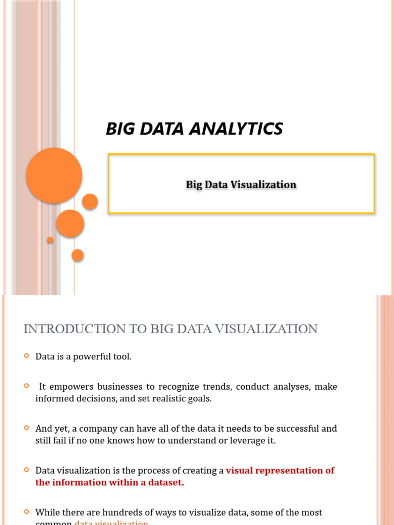 Big Data Visualization and Common Adopattation Issues | PDF | Pie Chart | Scatter Plot