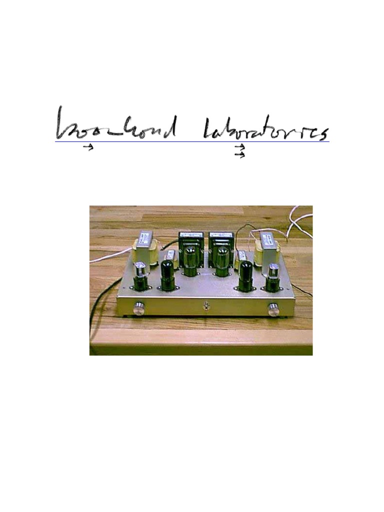 6V6 SINGLE ENDED Stereo Power Amplifier | PDF | Amplifier | Vacuum Tube