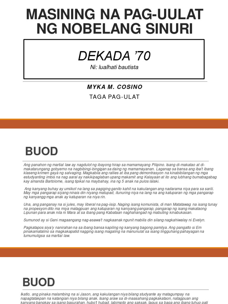 Dekada 70 | PDF