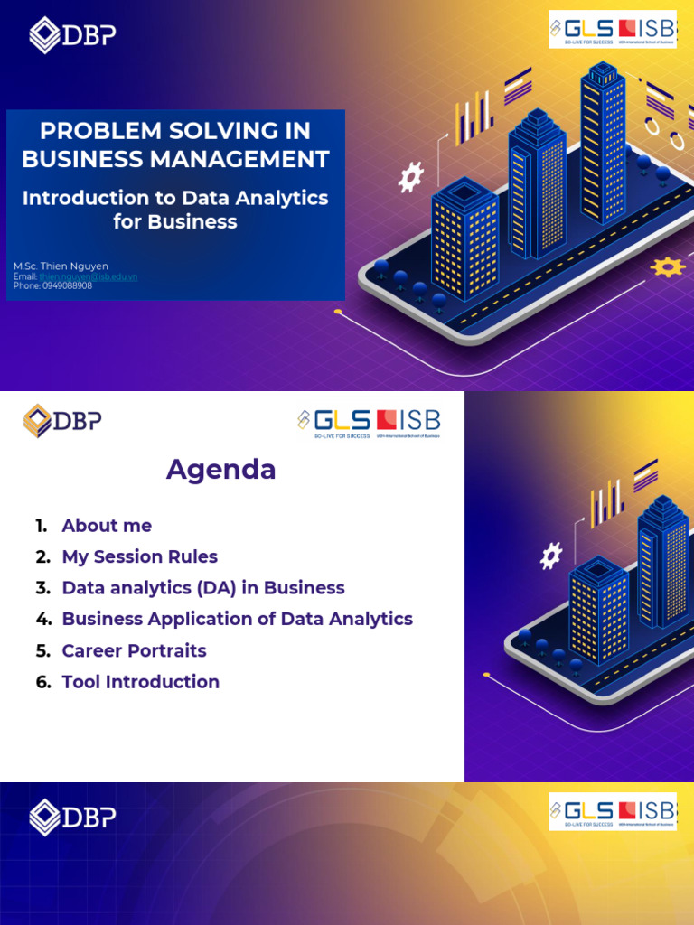 Session 1 - Introduction To Data Analytics For Business | PDF ...