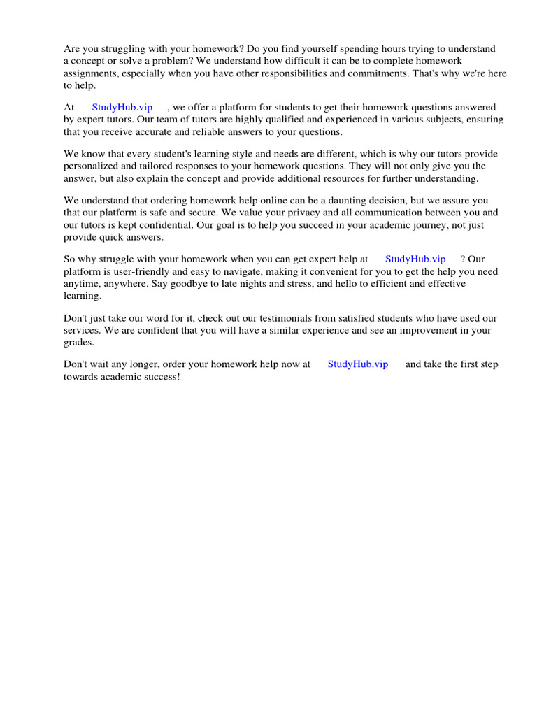 Expert Homework Help Online | PDF | Homework | Mathematics