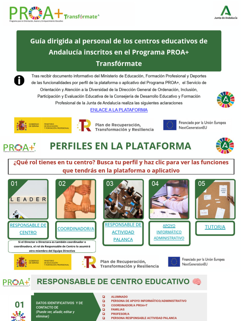 Guía PROA+ para Educadores Andaluces | PDF | Moodle | Informática