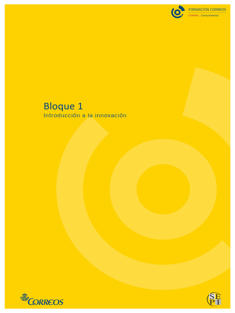 Bloque1 Introduccion Innovacion | PDF | Empresa de inicio | Pequeñas empresas y emprendedores