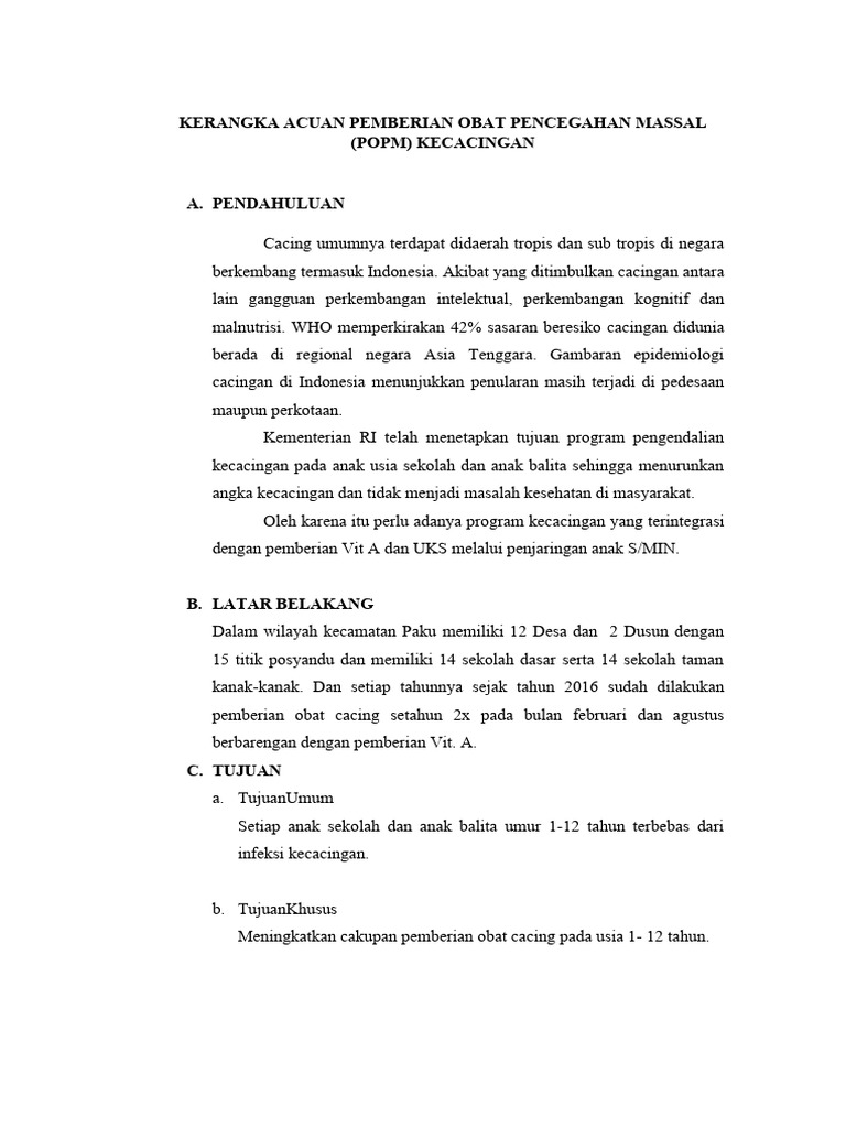 Kak Kecacingan | PDF | Sains & Matematika