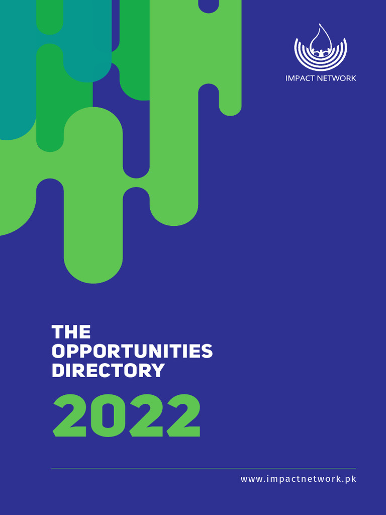 Impact Network Opportunities Directory 2022 PDF Educational Technology