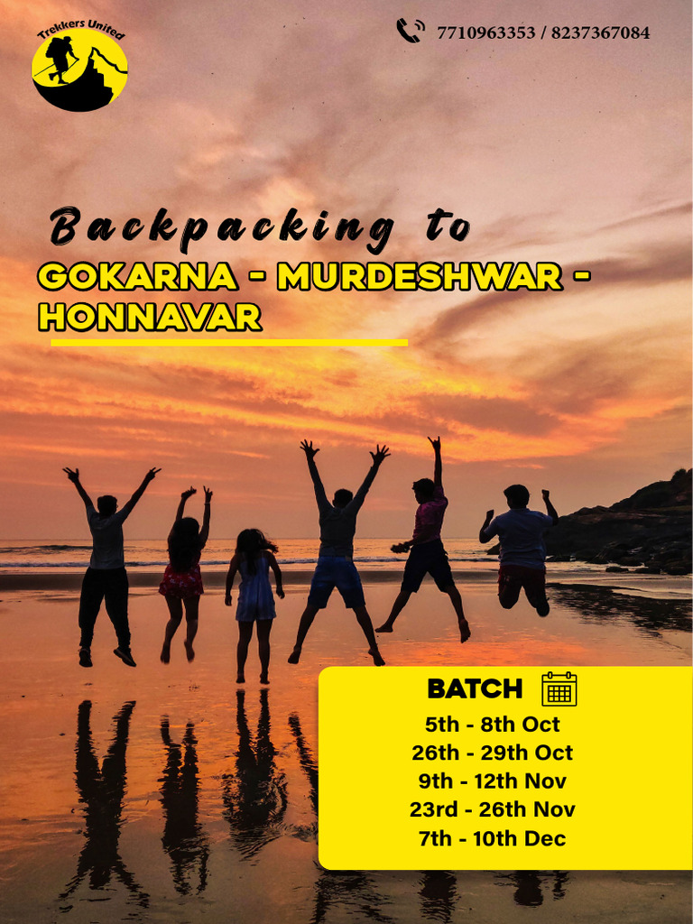 Gokarna Backpacking Oct - Dec 2023 | PDF