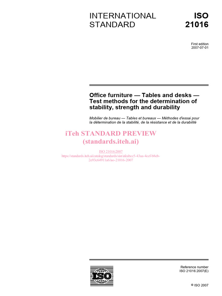 Iso 21016 2007 | PDF | International Organization For Standardization ...