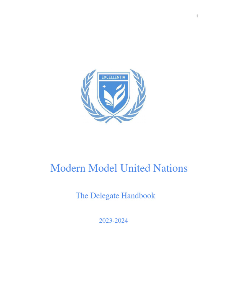 GMAMUN 2023 Delegate's Handbook | PDF | Career & Growth | Politics