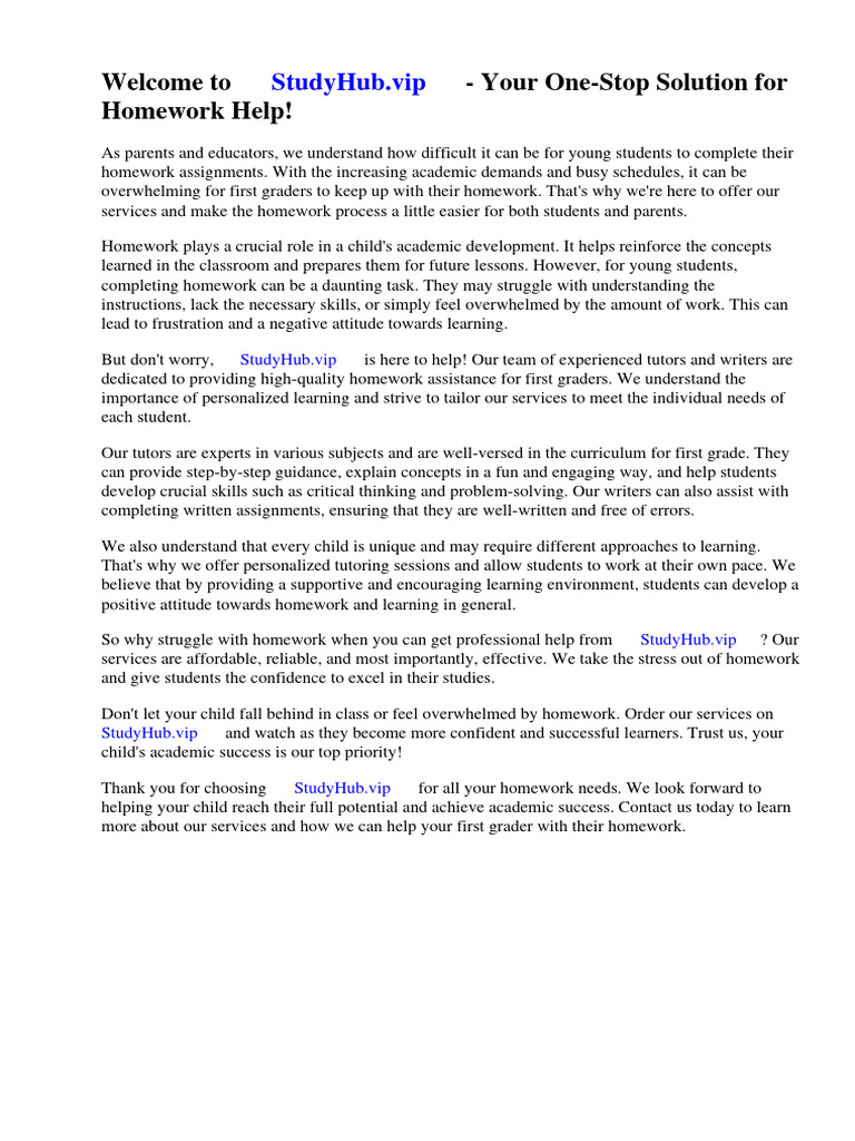 Homework 1st Grade | PDF | Homework | Worksheet