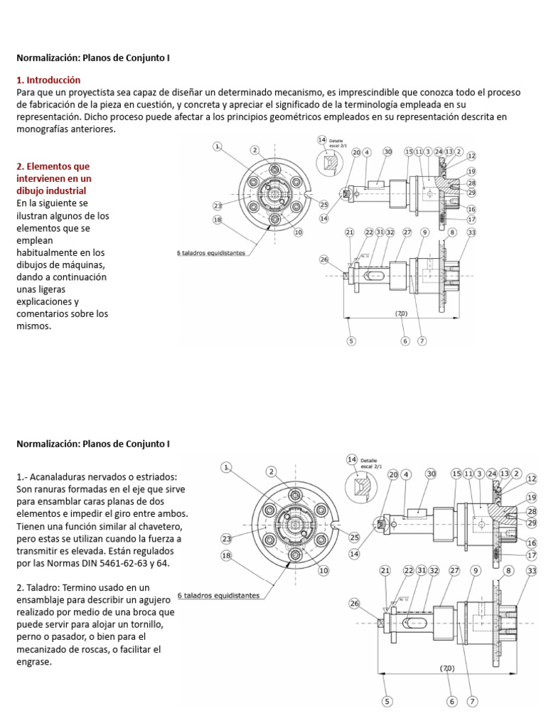 Planos de Conjunto. | Descargar gratis PDF | Tornillo | Dibujo