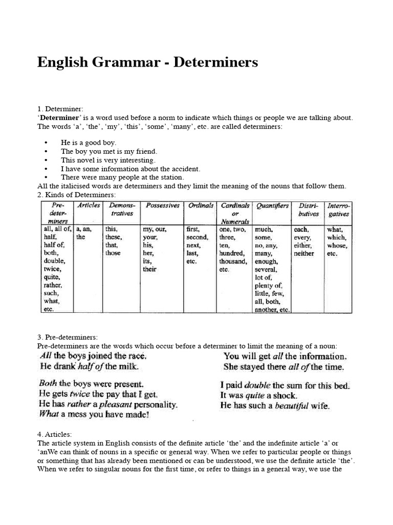 Determine Rs | PDF | Noun | Plural