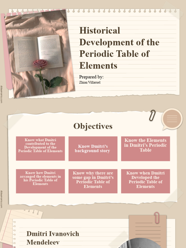 Mendeleev's Periodic Table Development | PDF | Periodic Table ...