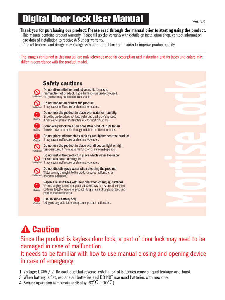 (04 Main Key) Manual - Ver.5.0 - 191220 (LH5100,710,860,2200외) | PDF ...