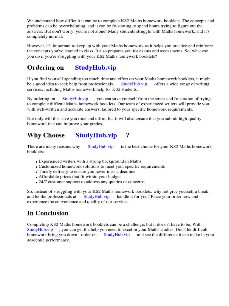 Maths Homework Booklets Ks2 | PDF | Http Cookie | Homework