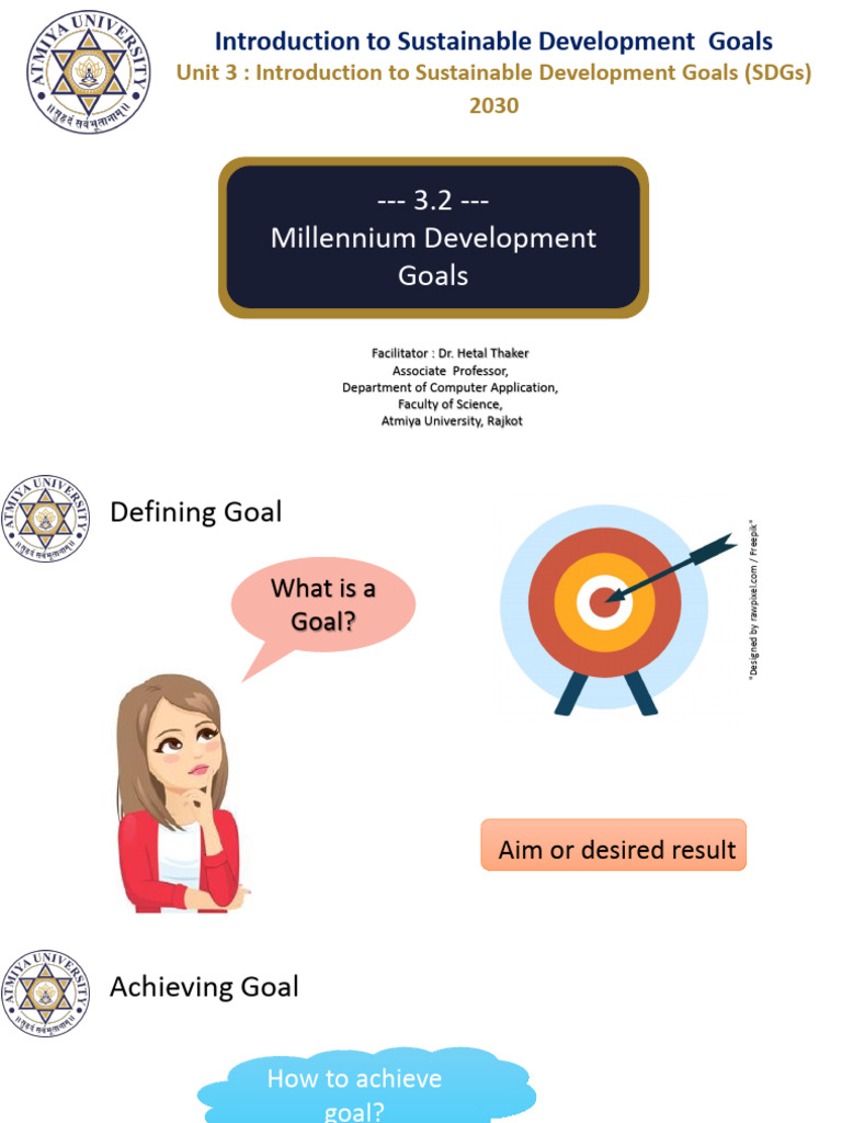 Module-3 - 3.2 - Millennium Development Goals | PDF | Millennium Development Goals