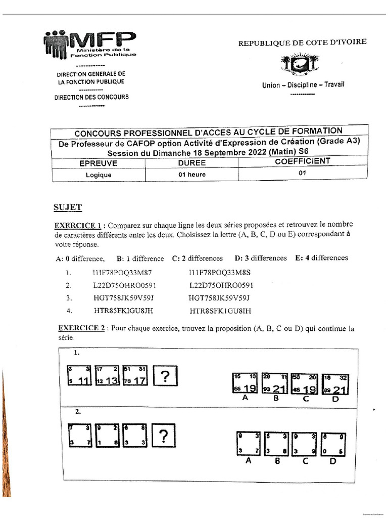 Sujet de Logique 2023-N°8 | PDF