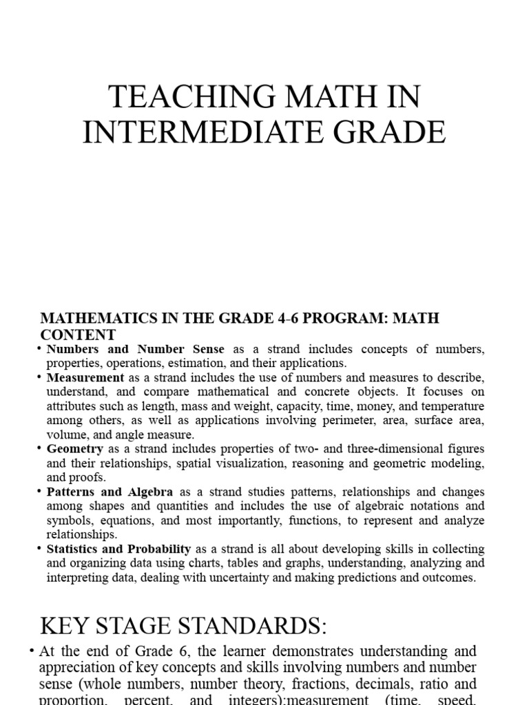 Teaching Math for Grades 4-6 | PDF | Area | Numbers