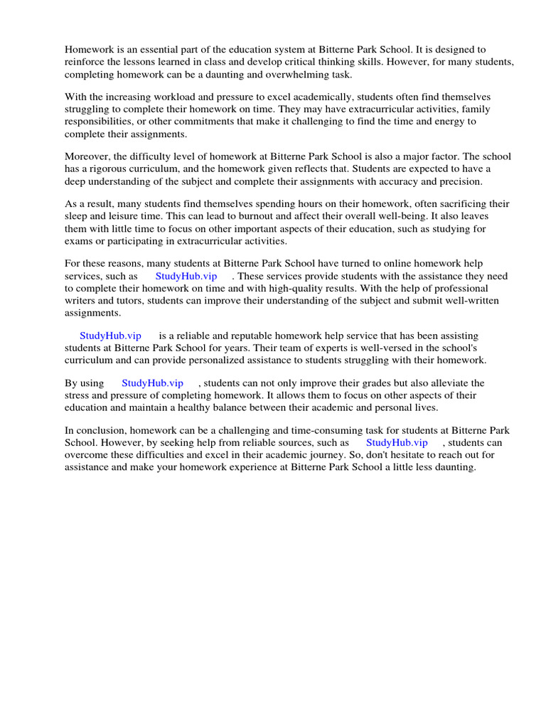 Bitterne Park School Homework | PDF | Homework | Http Cookie