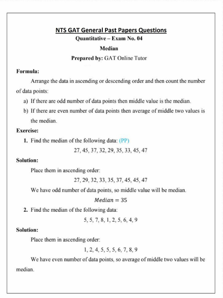 Quantitative Exam No.4 | PDF