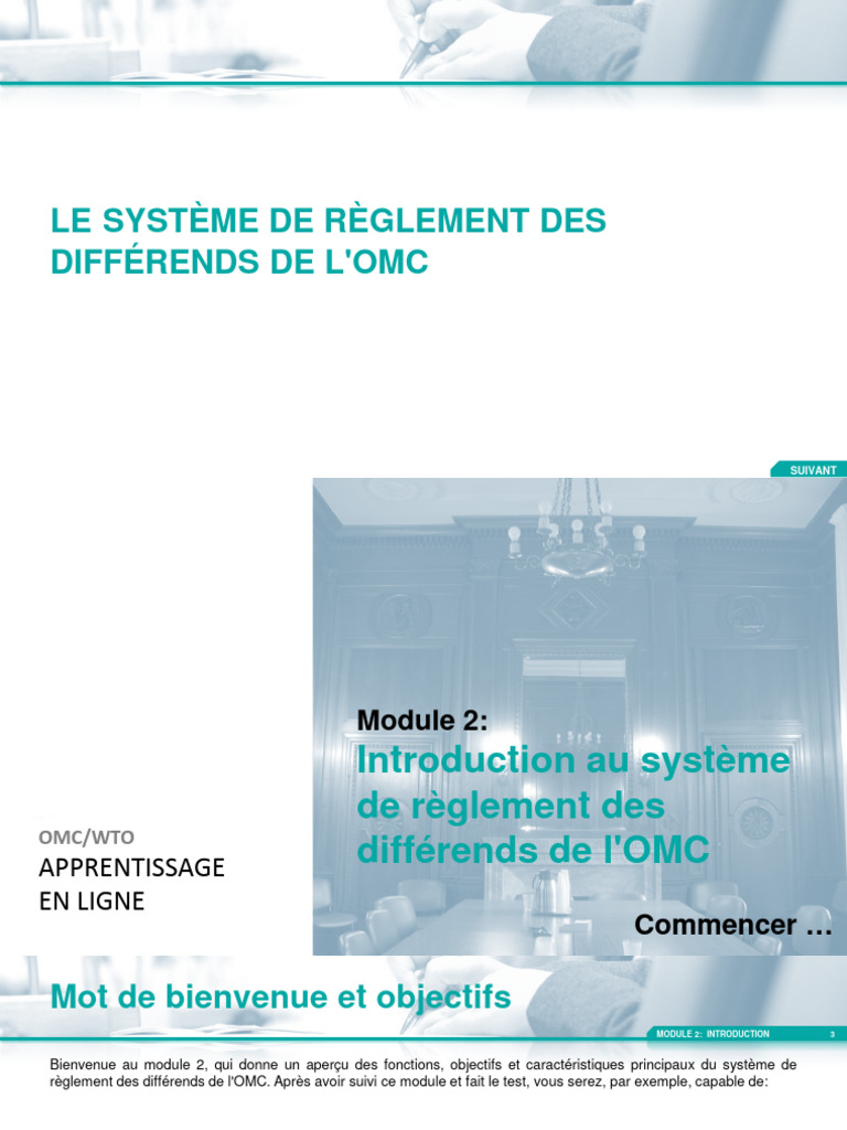 Le Système de Règlement Des | PDF | Organisation mondiale du commerce ...