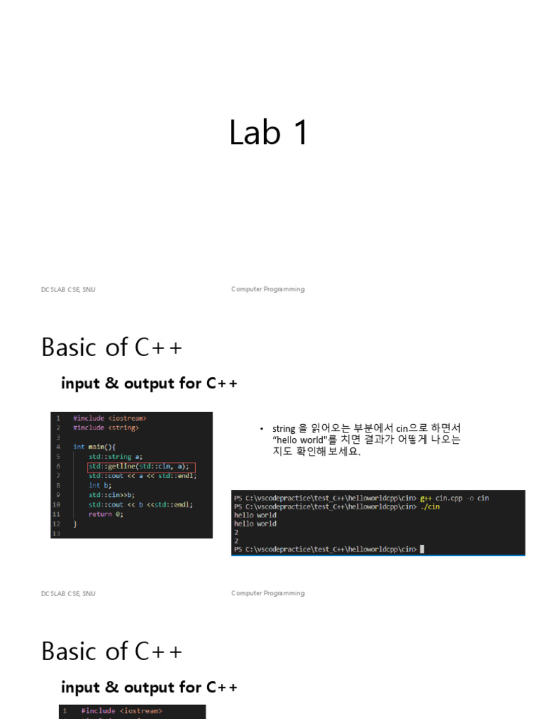 Lab 1 | PDF