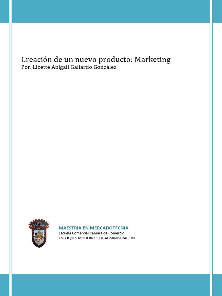 Producto Nuevo | PDF | Marketing | Producto (Negocio)