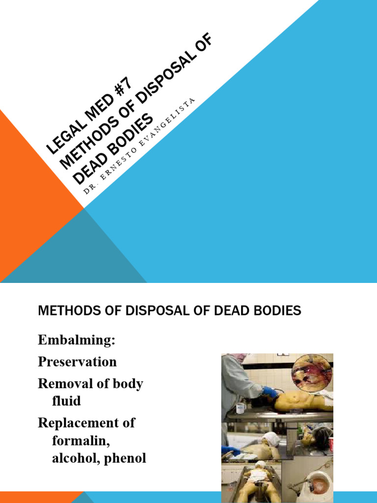Body Disposal Methods Guide | PDF | Foreign Language Studies