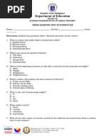 Nat Practice Test Answer Sheet | PDF