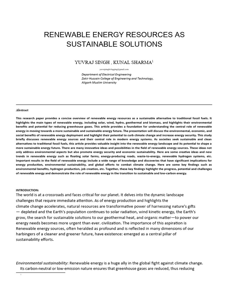 IJRP Paper Template | PDF | Renewable Energy | Energy Development