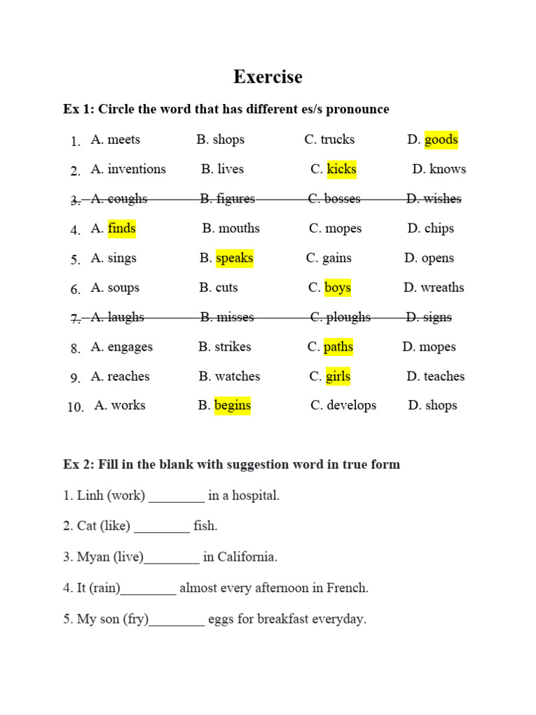 Basic grammar 2 | PDF