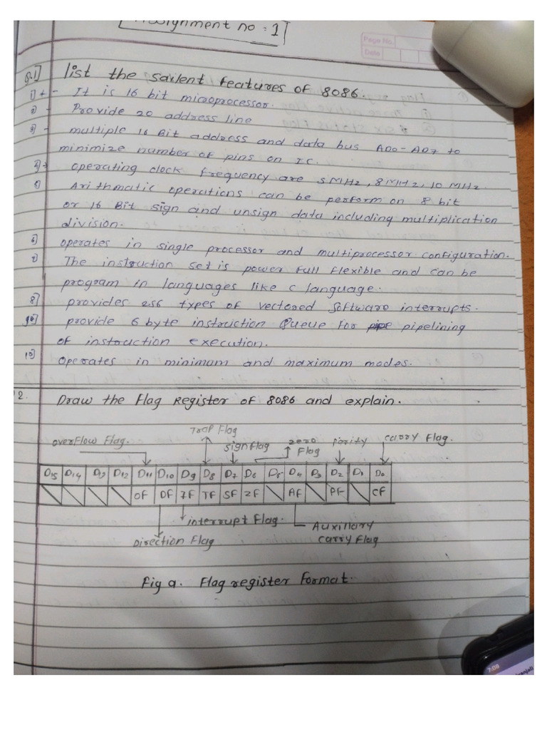 microprocessor assignment 1 | PDF microprocessor assignment 1 | PDF